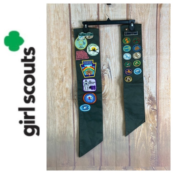 Vintage | Accessories | 9761991 Vintage Girl Scouts Set Of Sashes With ...